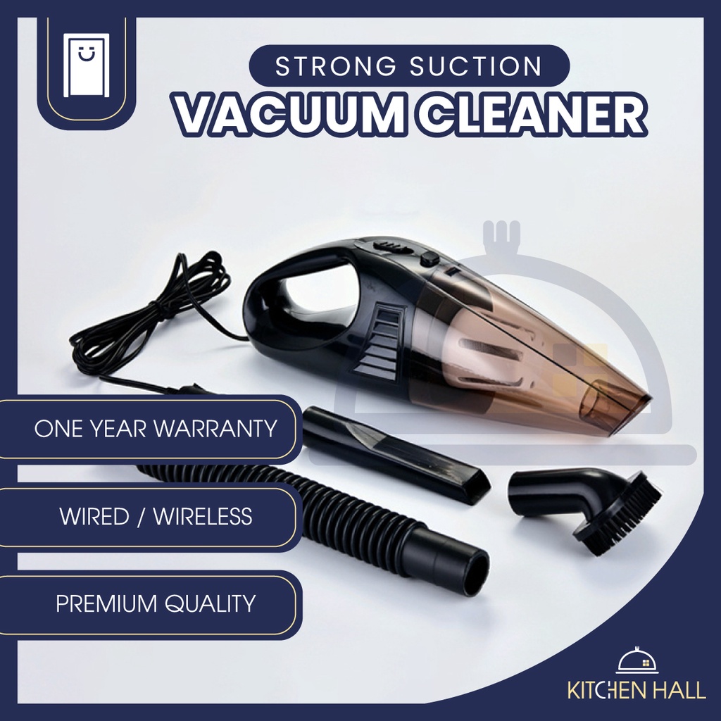 KH_ Car Vacuum Cleaner 12V Wireless Portable Small Dry Wet Dual ...