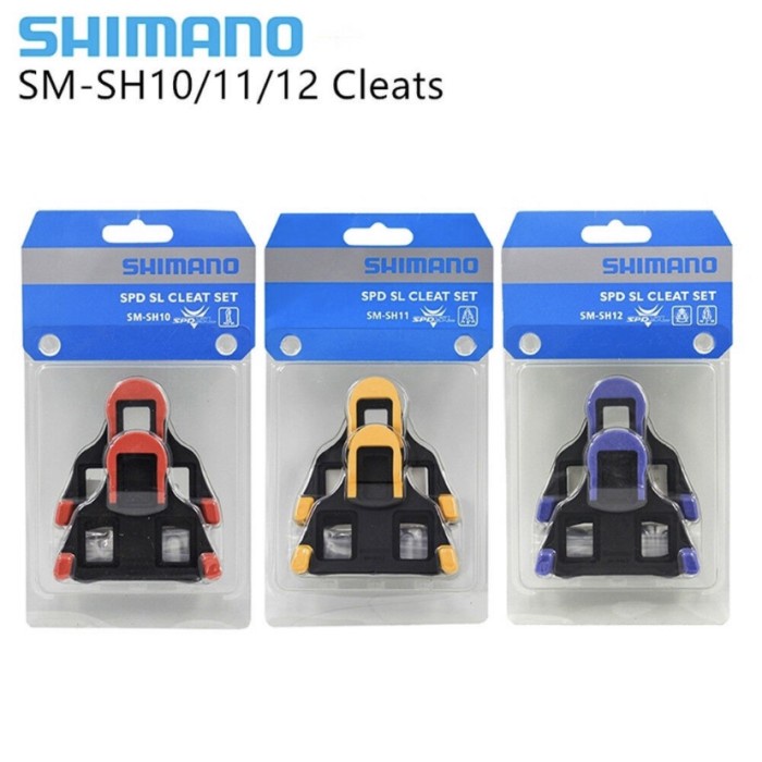 Shimano SPD-SL SM-SH10, SH11, SH12 Original pedal set cleats | Shopee ...