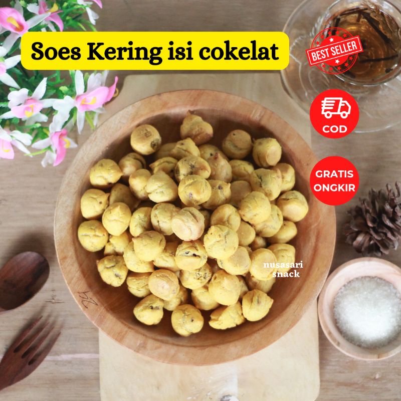 Mini Soes Cake Filled With Chocolate 1 Kg | Shopee Malaysia