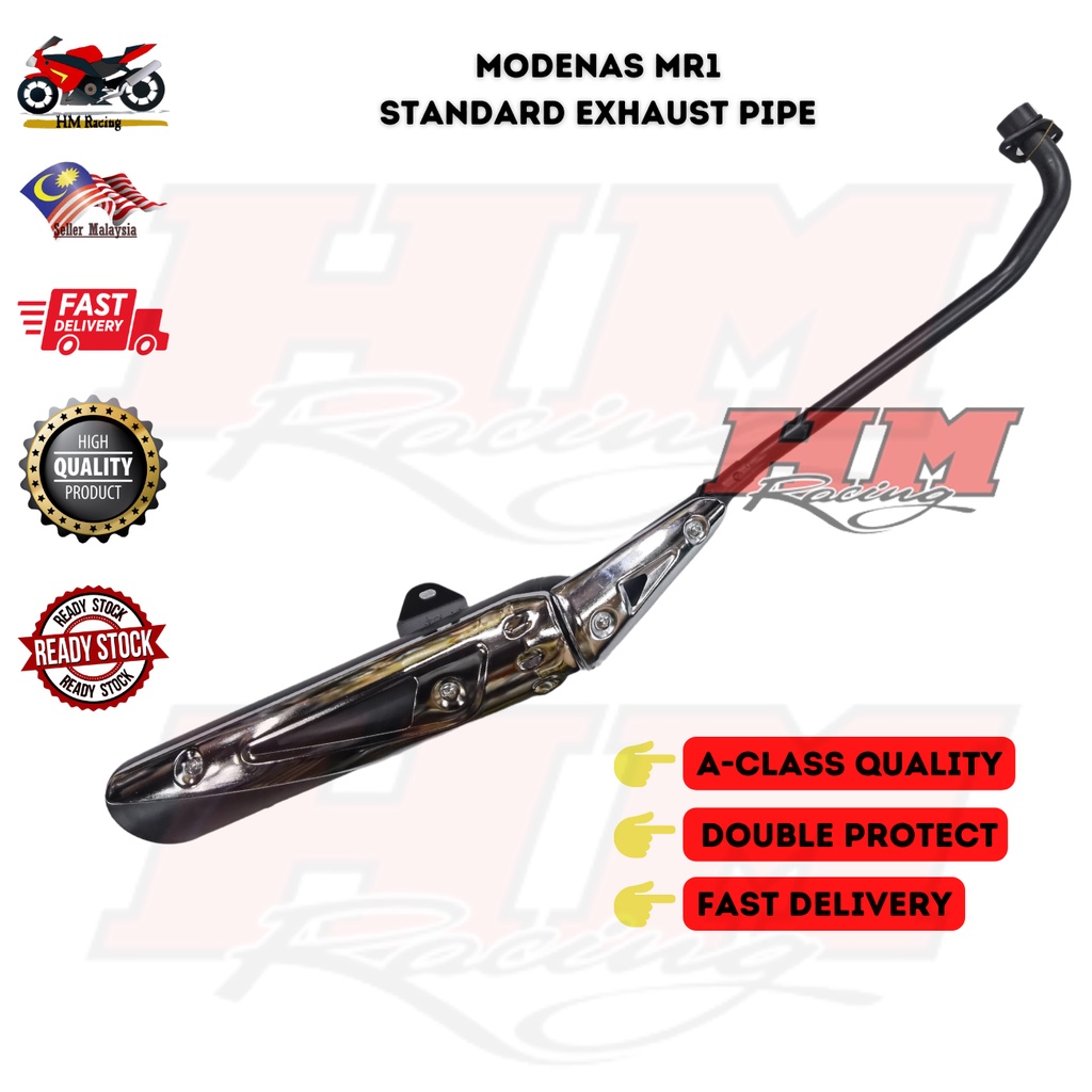 MODENAS KRISS MR1 (OEM) - STANDARD CUTTING EXHAUST PIPE STD OEM QUALITY ...