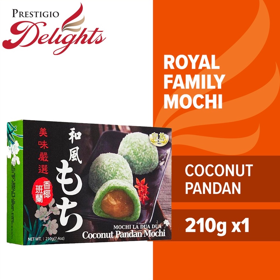 Royal Family Coconut Pandan Mochi (210G) | Shopee Malaysia