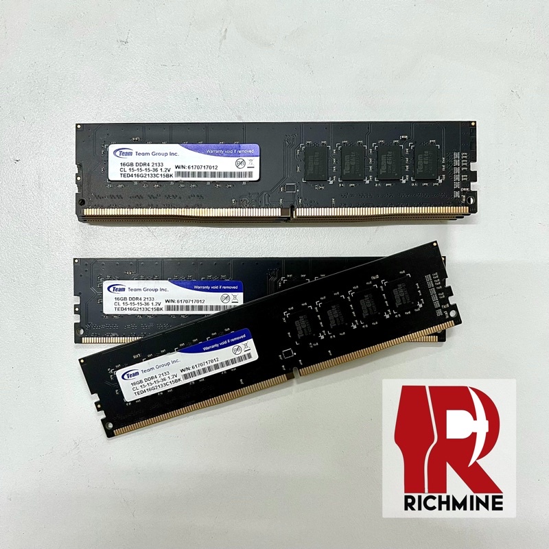 {ReadyStock} Team Group DDR4 2133Mhz 16GB RAM PC Desktop gaming ...