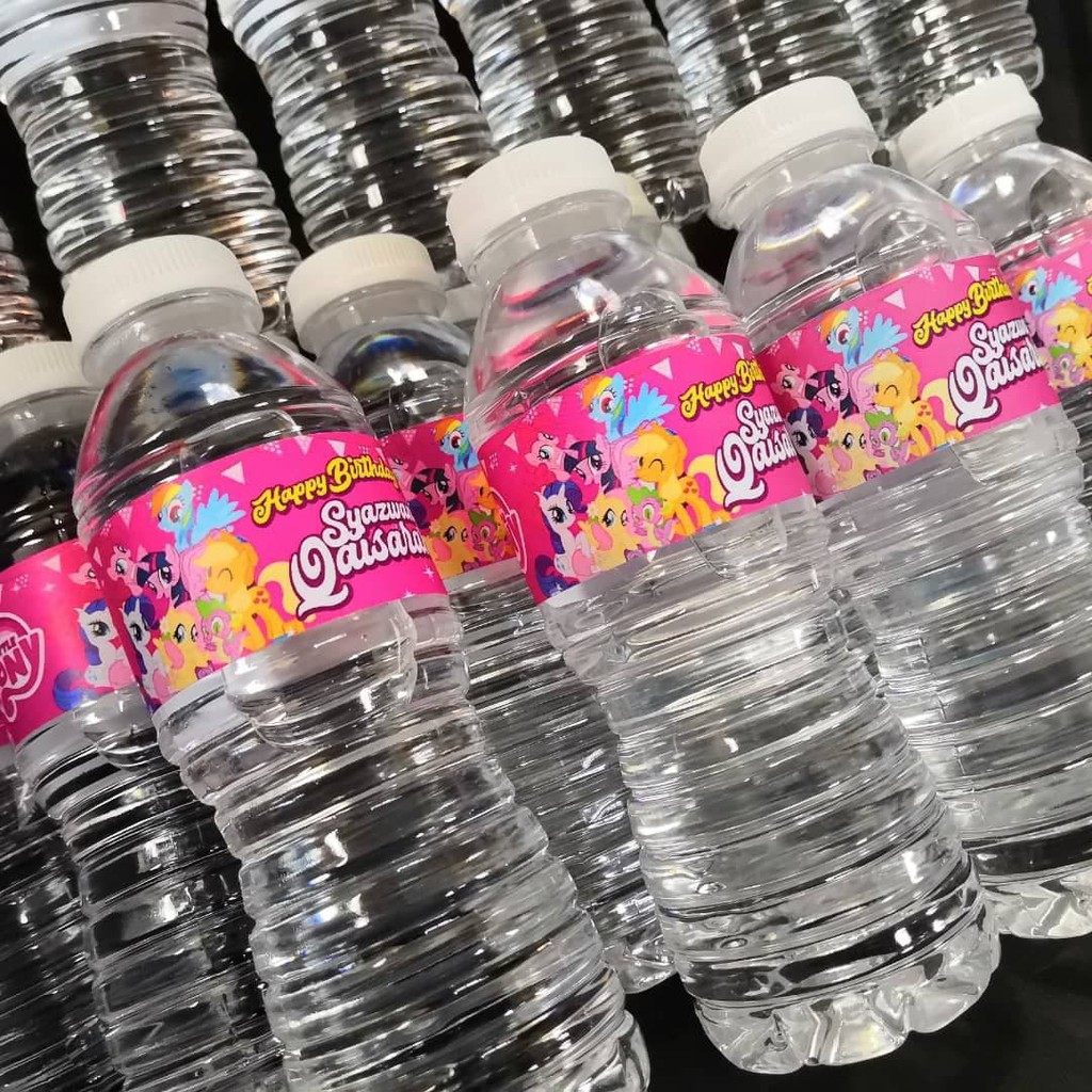 Drinking Water Mini with customizable design label 24pcs | Shopee Malaysia