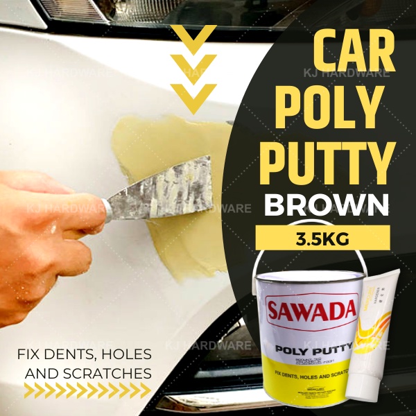 "SAWADA" Car Putty 3.5 Kg (Brown/Grey) | Shopee Malaysia