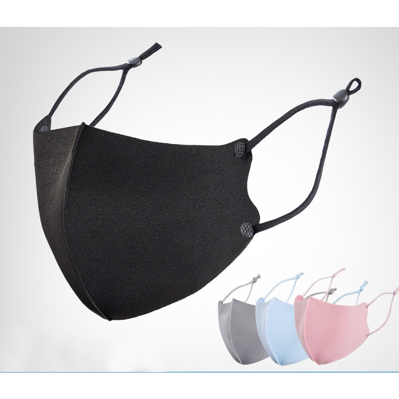 Adult Adjustable Fabric Mask Washable Face Mask Kain Reusable Mask ...