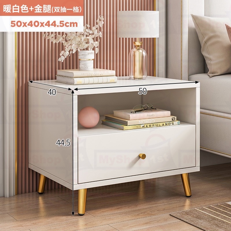 Meja Sisi Katil Side Table Side Cabinet Sideboard Bed Side Table With ...