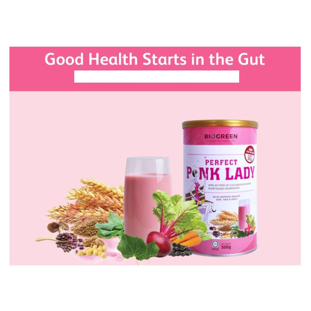 Biogreen Perfect Pink Lady Collagen Oatmill (500g) | Shopee Malaysia