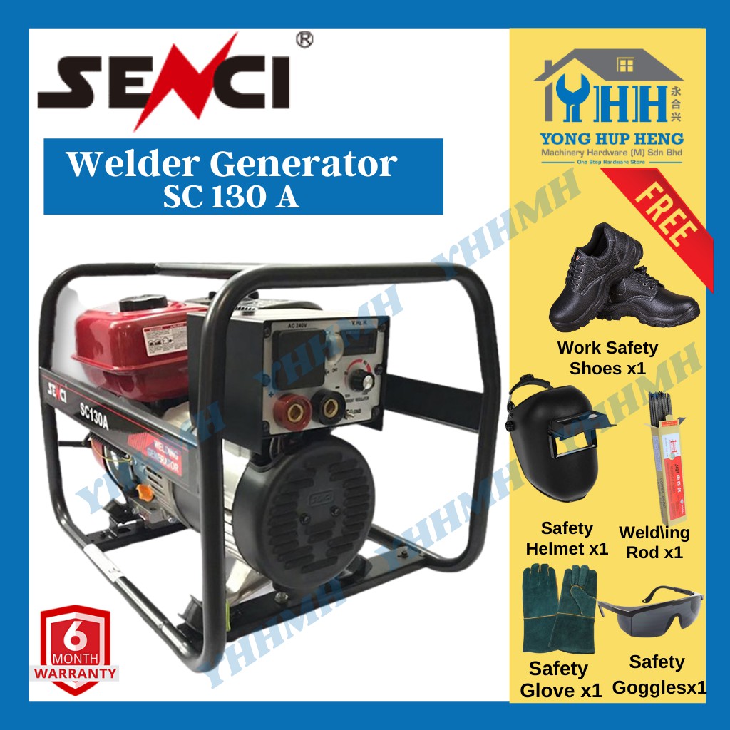 SENCI SC130A GASOLINE WELDER & GENERATOR SC230 ENGINE 💥READY STOCK ...