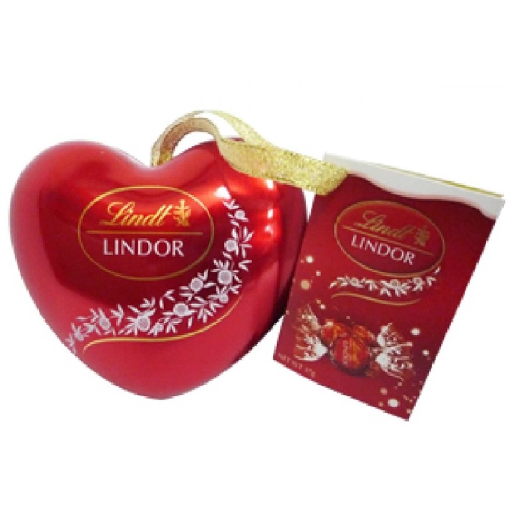 Lindt Lindor Milk Mini Heart Tin, 37g | Shopee Malaysia
