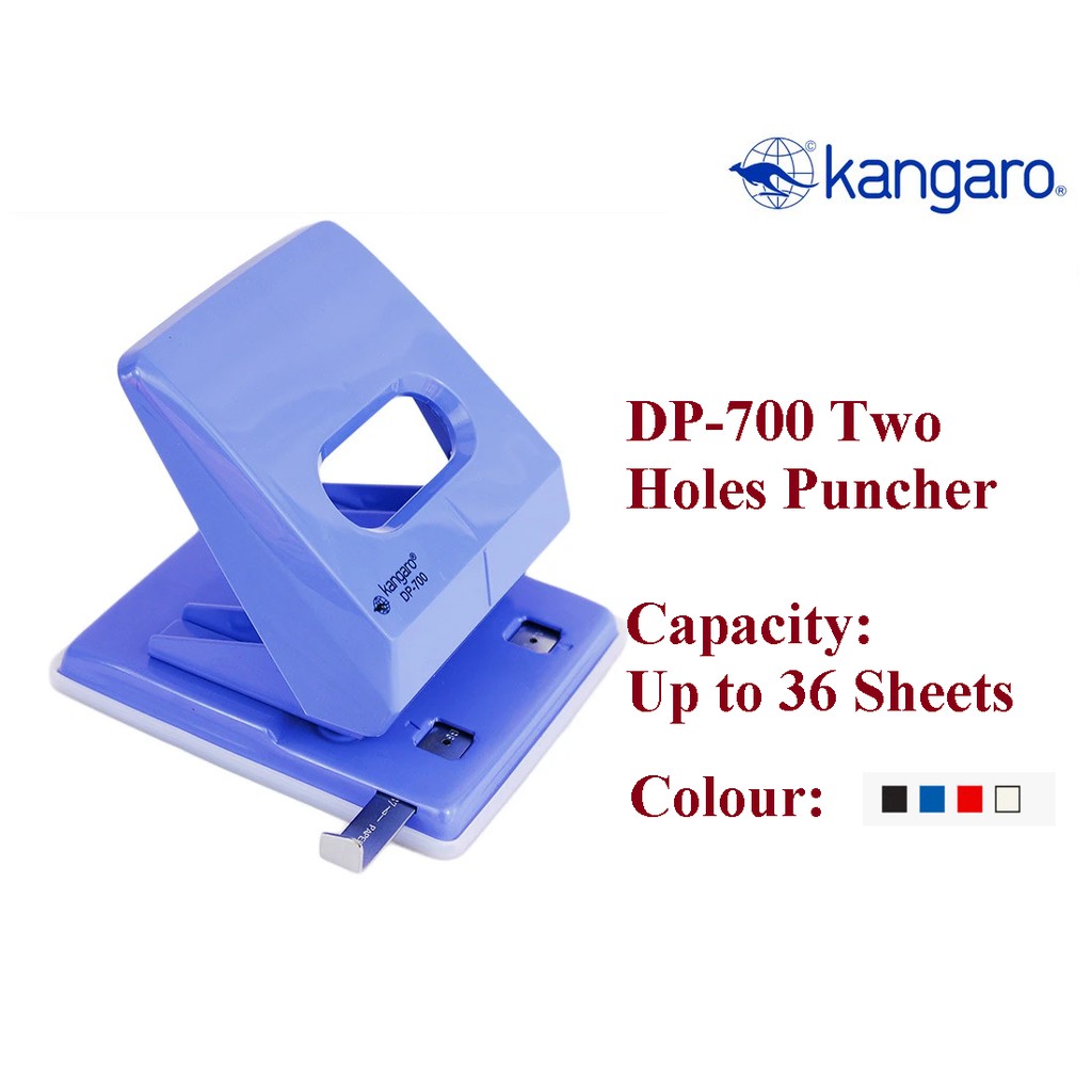 Kangaro Heavy Duty Two Holes Puncher DP 700 (36 Sheets Capacity) Large ...