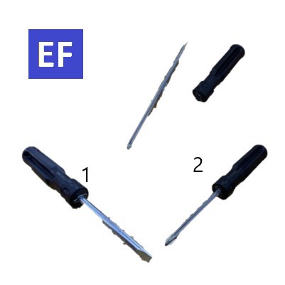 Two Way Screwdriver (Cross point & Flat point) | Shopee Malaysia