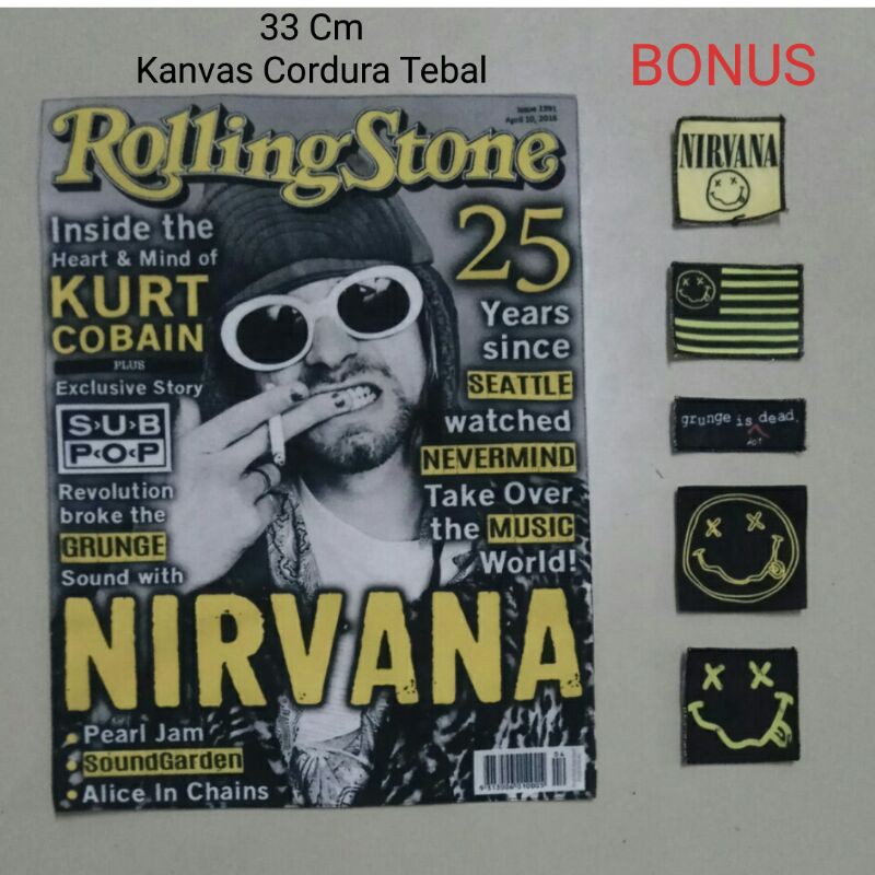 Kurt COBAIN NIRVANA BACKPATCH SET | Shopee Malaysia