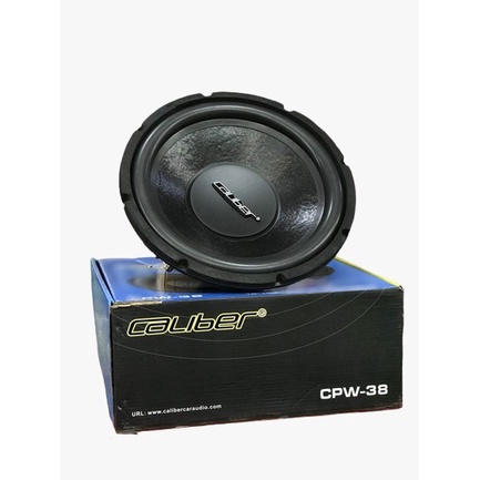 ORIGINAL CALIBER 12" CPW-38 Car Woofer 500Watts HIGH POWER NON-PRESS ...