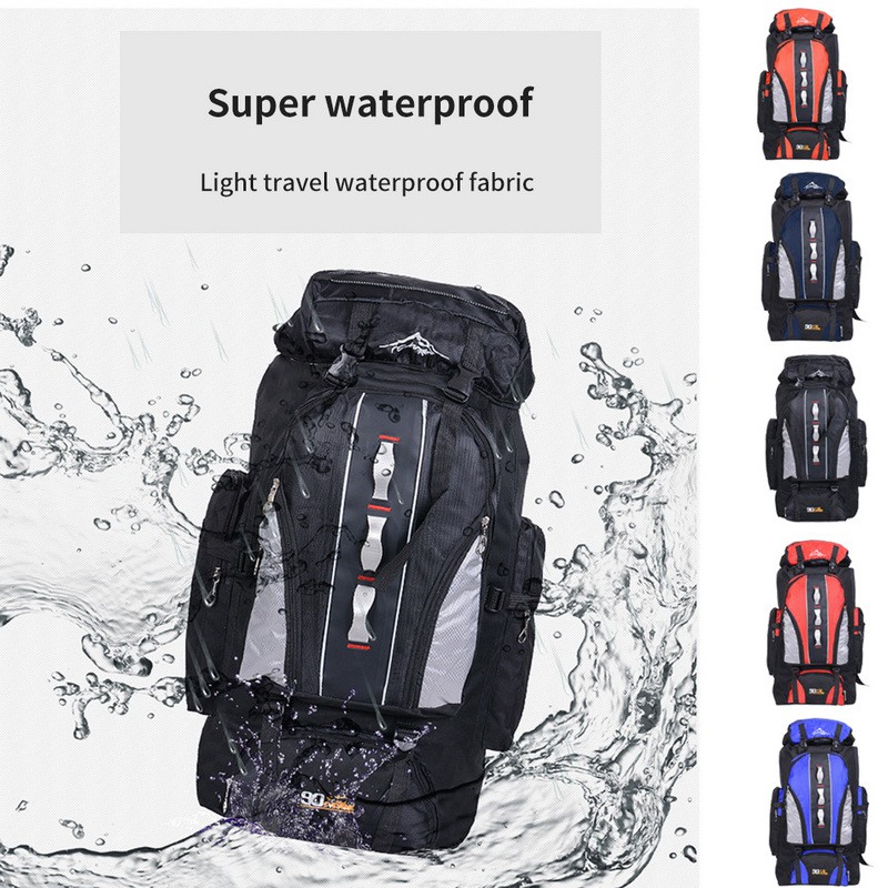Ready Stock 25L Travel Outdoor Nylon Bag Waterproof Hiking Bagpack Beg ...