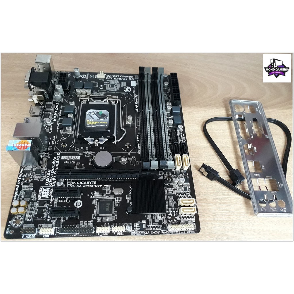 Gigabyte GA-B85M-D3V Plus Socket 1150 Motherboard | Shopee Malaysia