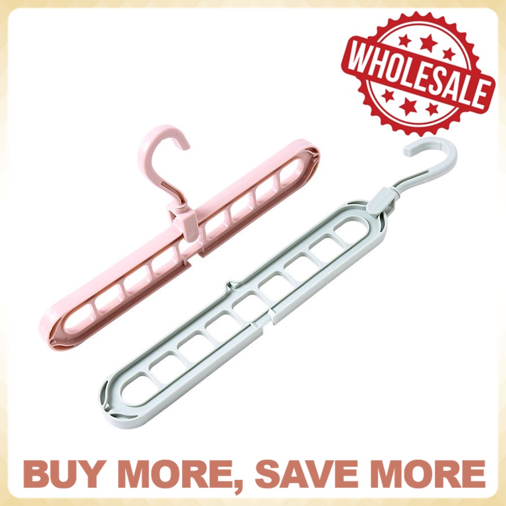 [Ready Stock] Tiktok Multi-function Clothes Hanger Folding Magic ...