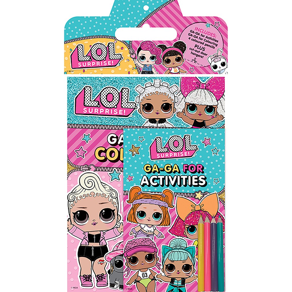 LOL Surprise Activity Pack With 4 Colour Pencils 1 Colouring Book 1 ...