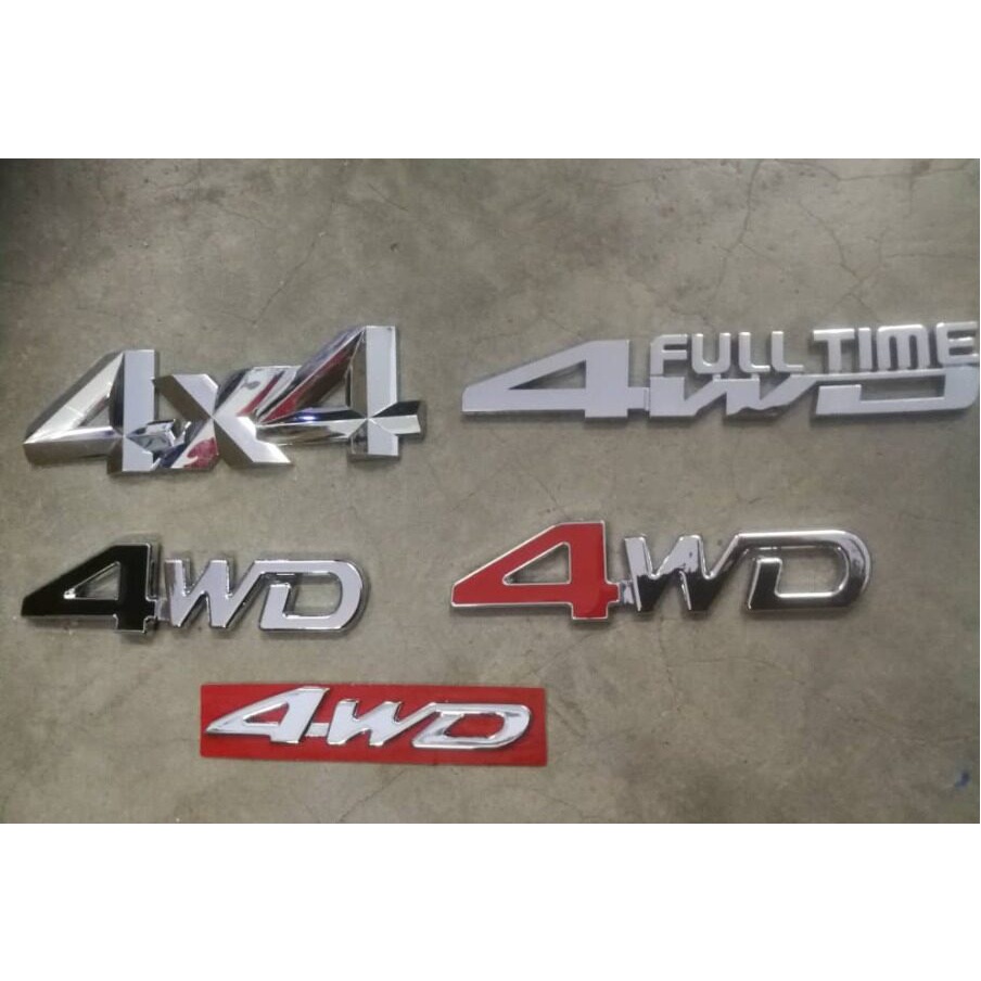 4Wd 4X Oem Emblem Logo Suv Pickup Truck | Shopee Malaysia