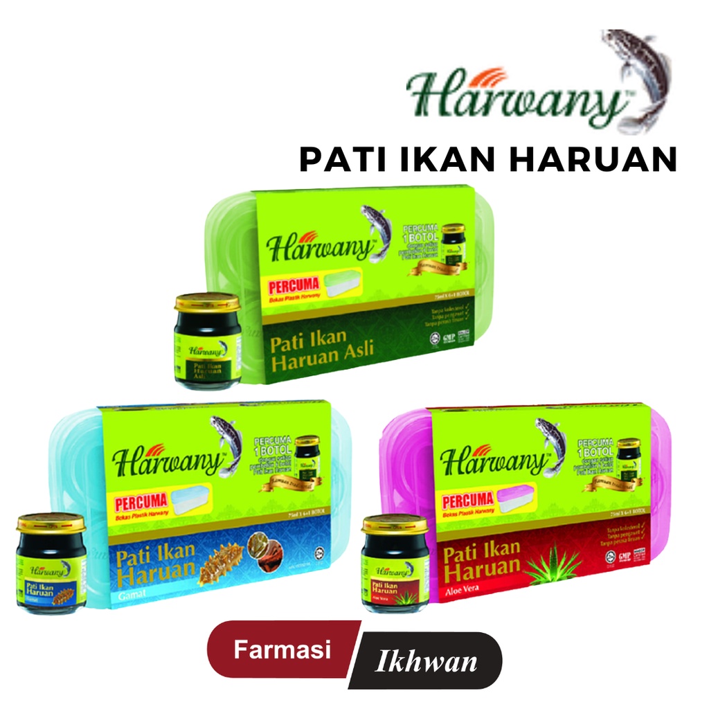 Harwany Pati Ikan Haruan Fish Essence (75ml x 7 Bottles) | Shopee Malaysia