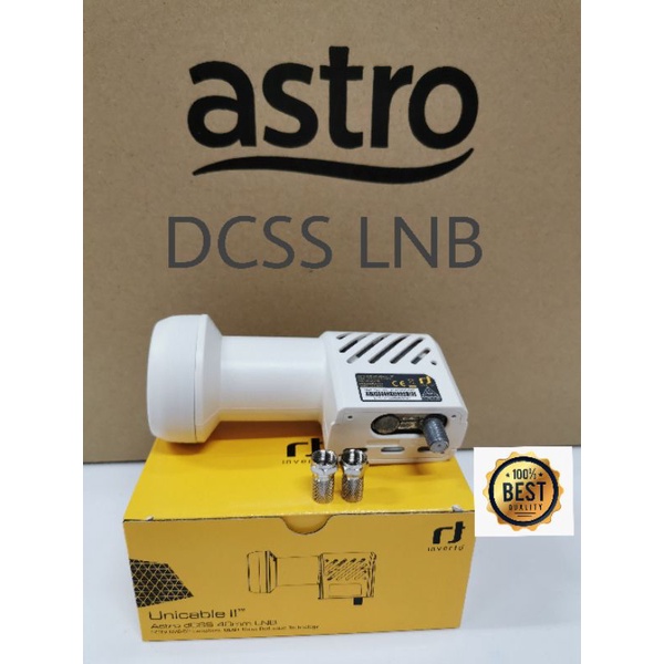 100 %Guarantee Astro 4K Original DCSS LNB Receiver for PVR, UHD Ultra ...