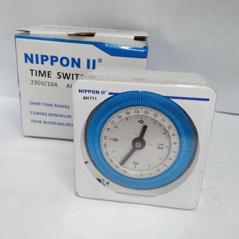 DLX LK711 / Nipon II AH711 24hrs Analog Time / Timer Switch HAGER ...