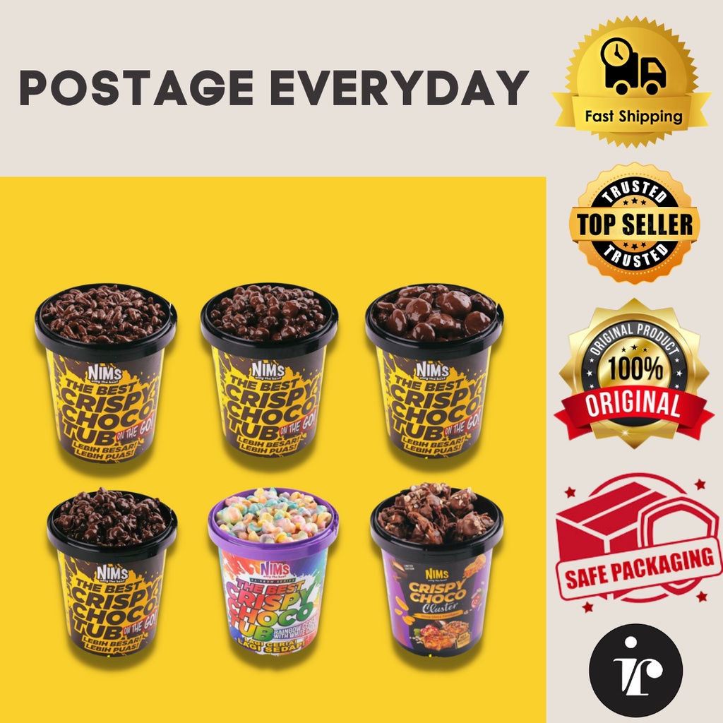 NIMS Crispy Choco Tub Mini Coco Crunch / Coco Rice / Coco Ball / Coco ...
