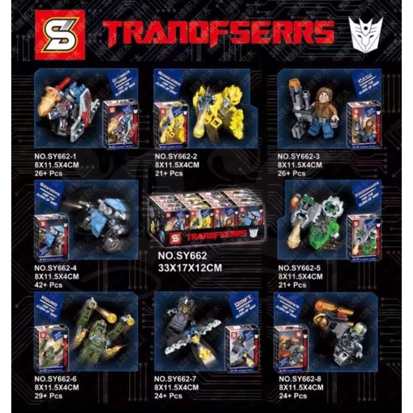 SY TRANSFORMERS MF SET SY662 (LEGO COMPATIBLE) | Shopee Malaysia