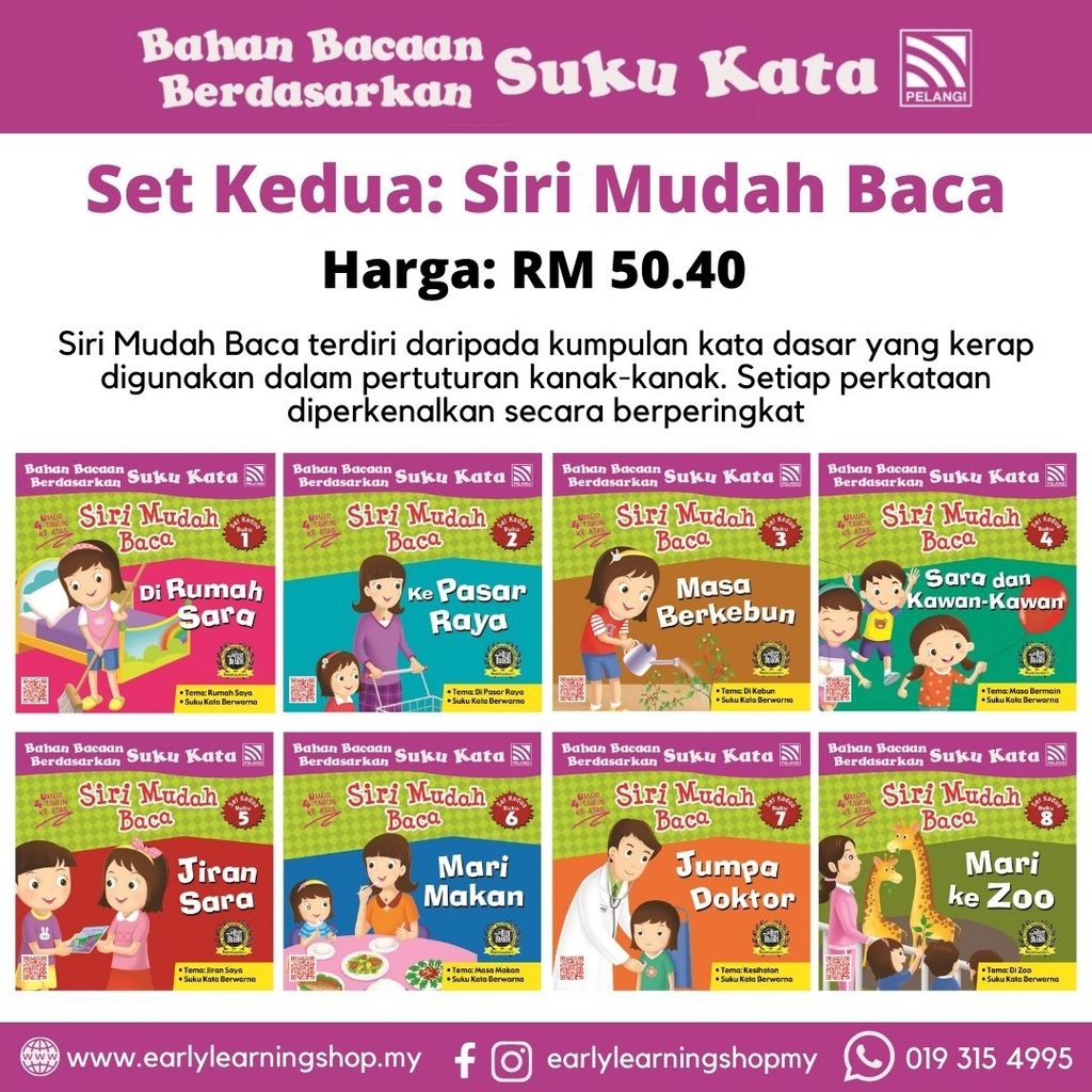 Buku Cerita Siri Mudah Baca - Set 2 by Pelangi Books | Shopee Malaysia