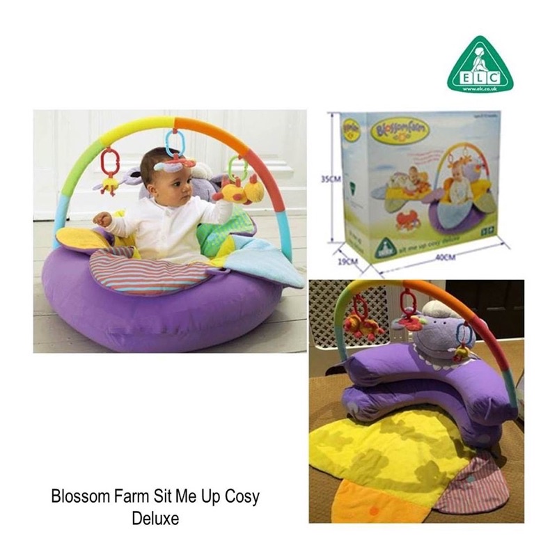 ELC blossom sit me up cosy 3 in 1 , Play mat / Seat cosy / Sleep Mat ...