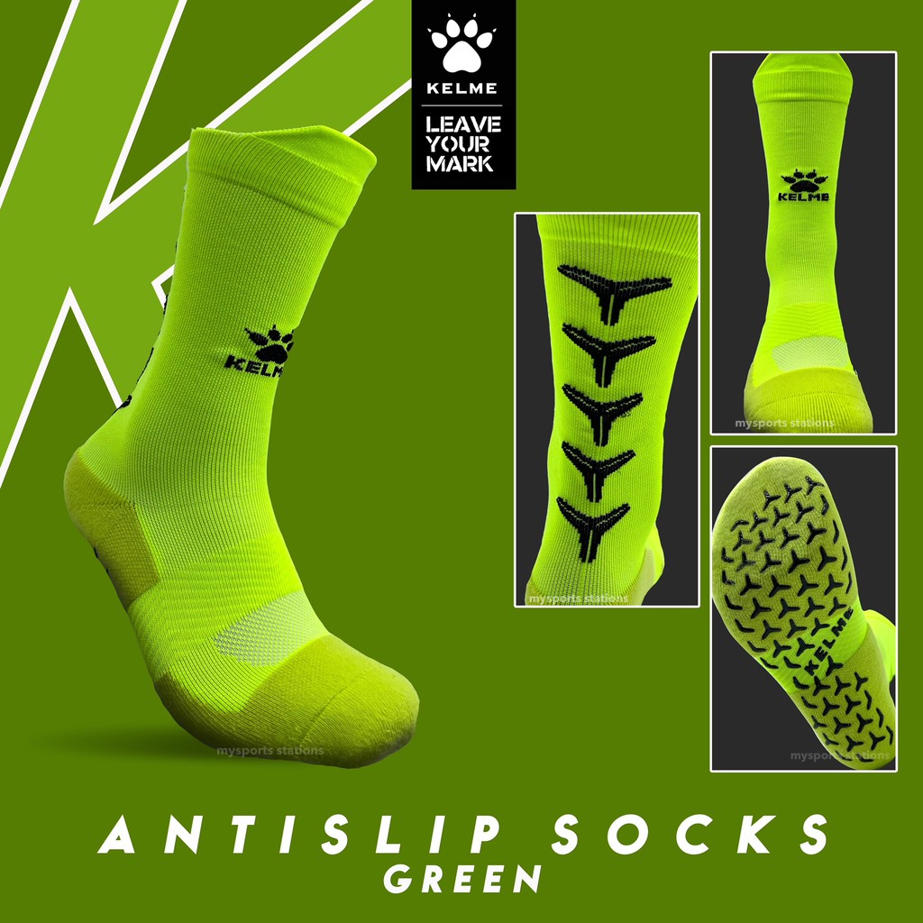 KELME Futsal Anti Slip Socks (8101WZ5002) | KELME Stokin Futsal - 100% ...