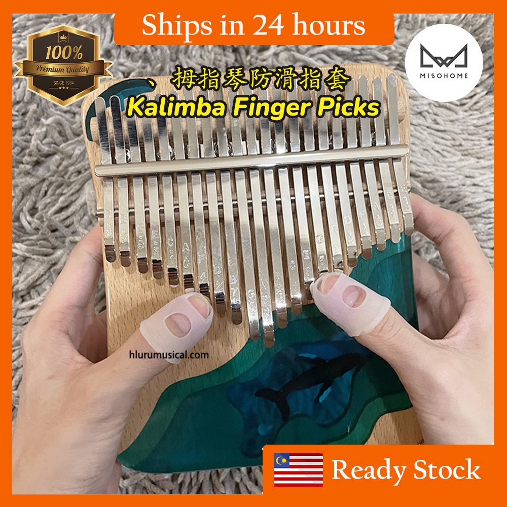 2 Pieces Kalimba Pick Fingers Picks Guitar Thumb Finger Protector ...
