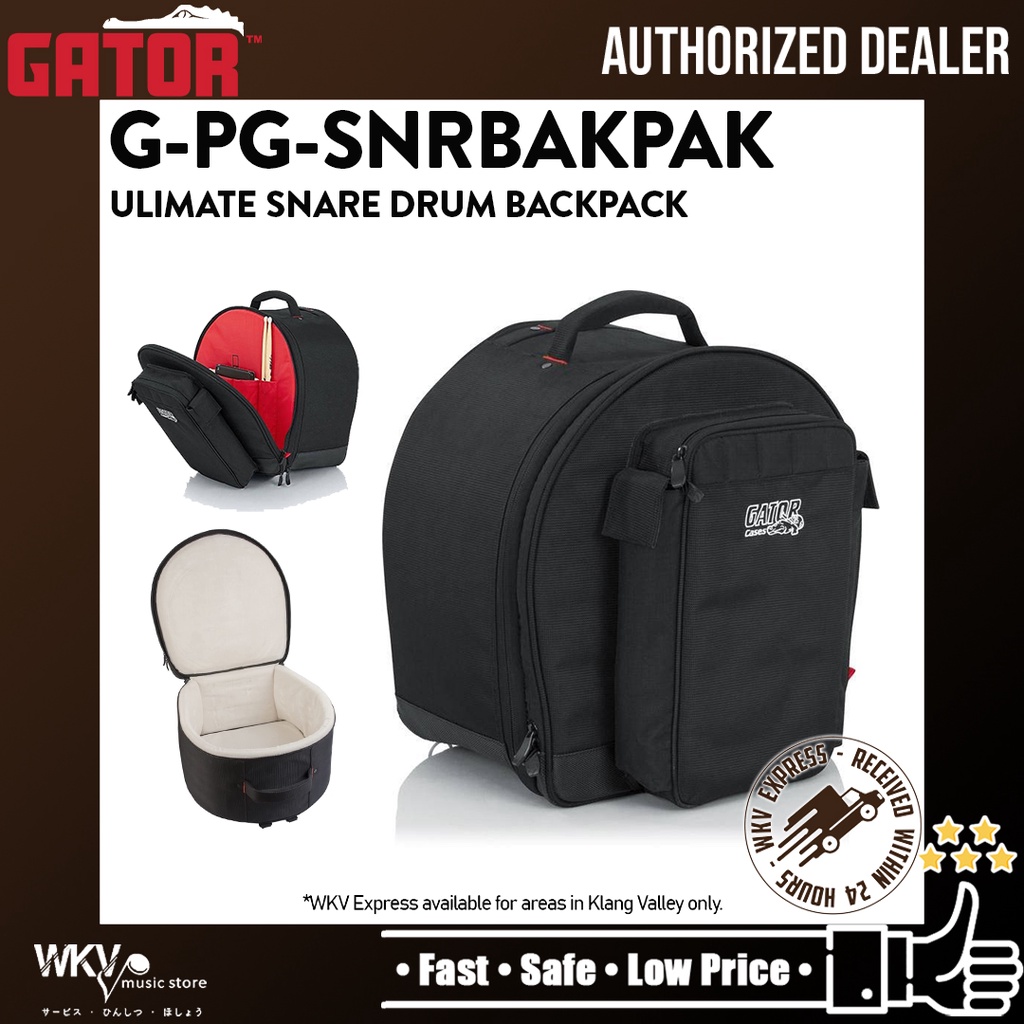 Gator Pro-Go Ultimate Snare Drum Backpack (GPGSNRBAKPAK) | Shopee Malaysia