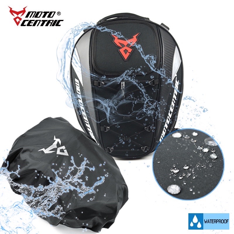 Motorcycle Tail Bag Multifunction Motorcycle Back Seat Bag Racing ...