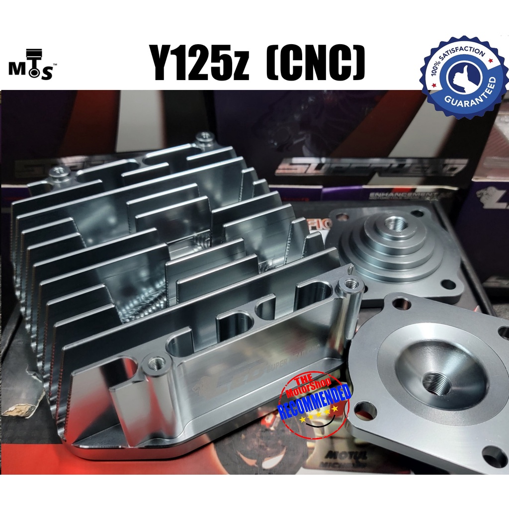 👍!!+Buat Taper!! 55mm-70mm Y125z 125z CNC Head Racing (Billet Alloy ...