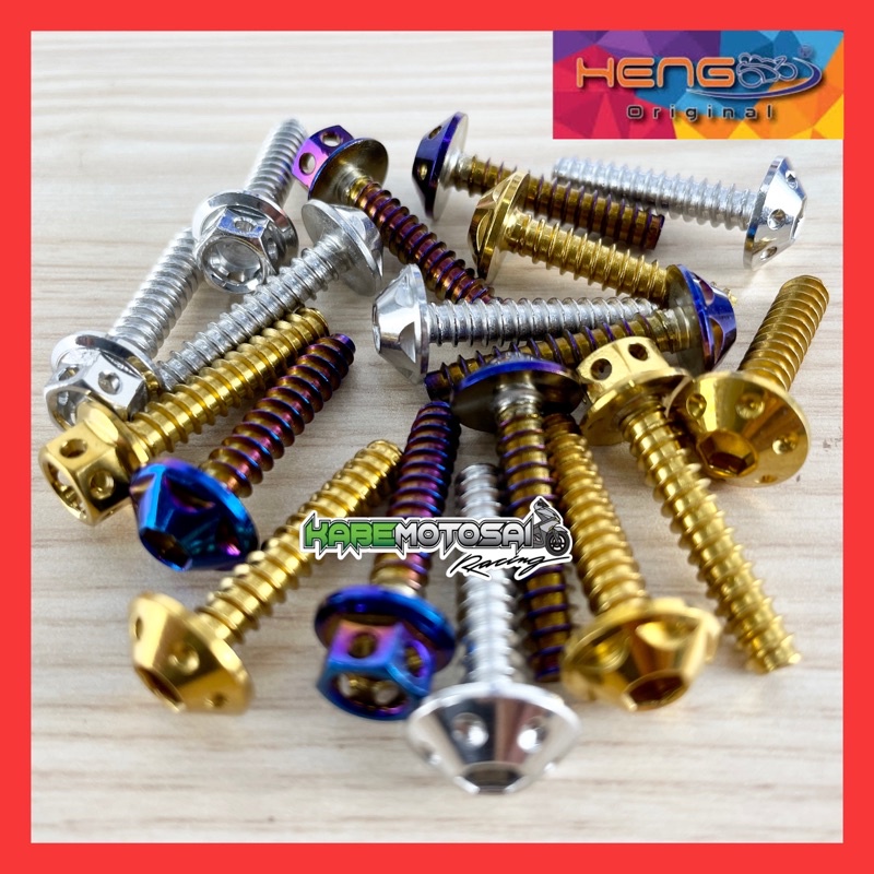 🏁 (1 BIJI) SKRU M5 25mm 35mm THREAD KASAR BOX AIR FILTER | COVERSET ...