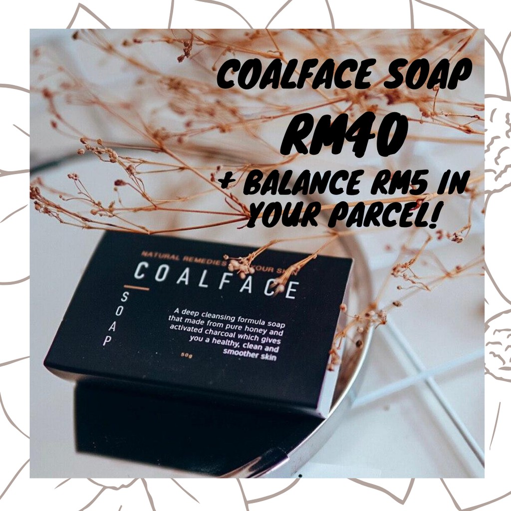🔥[RM40 + FREE GIFT + FREE POSTAGE!!]🔥 50G KAYMAN COALFACE SOAP | A DEEP ...