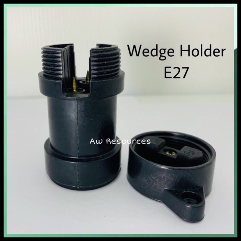 E27 ES Wedge holder Temporary Lamp holder SE-3831NB | Shopee Malaysia