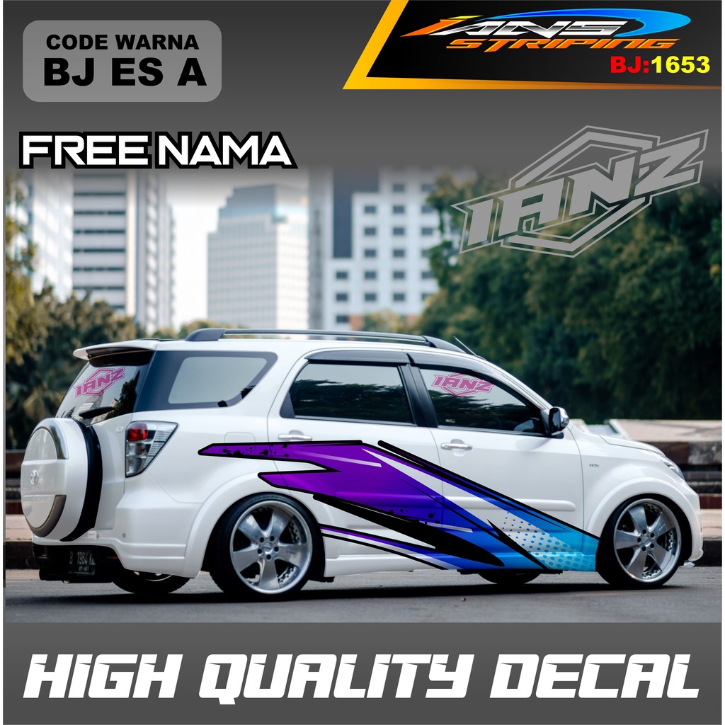 Car STICKER Variation TERIOS Variation STICKER DECAL AVANZA XENIA ...