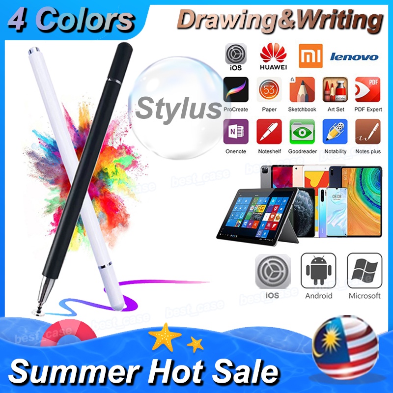 2in1 Universal Stylus pen, ipad pen, Writing Pen,Screen drawing pen ...