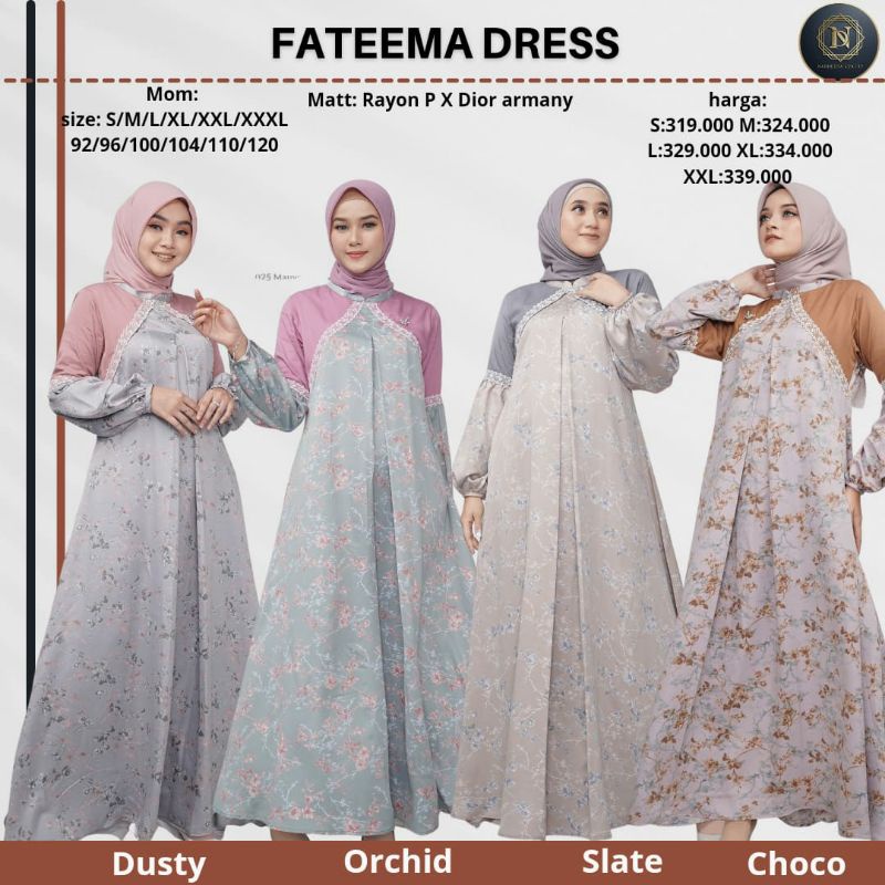 Fateema DRESS LUXURY | Shopee Malaysia