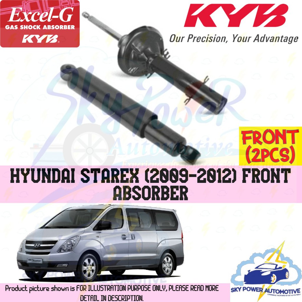 HYUNDAI STAREX (2009-2012) KAYABA (KYB) EXCEL-G GAS SHOCK ABSORBER ...