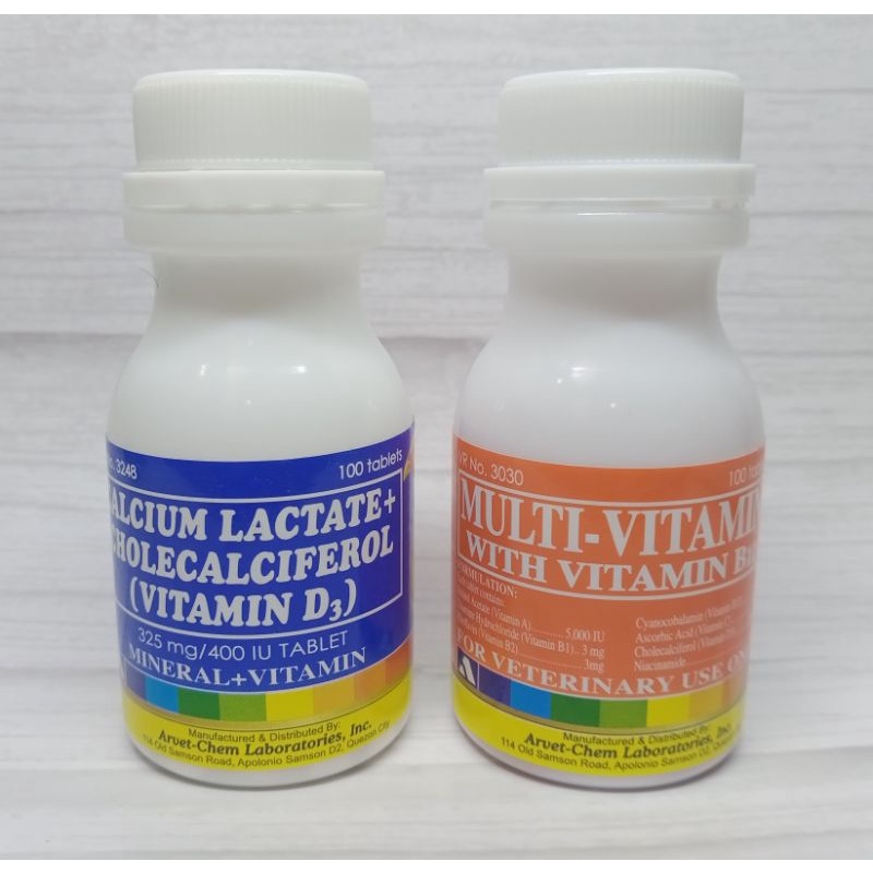 Ubat Ayam Sabong : Arvet Chem Calcium Lactate + Multivitamins | Shopee ...