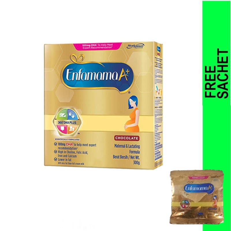 Enfamama A+ 300g (Chocolate) FOC 50g | Shopee Malaysia