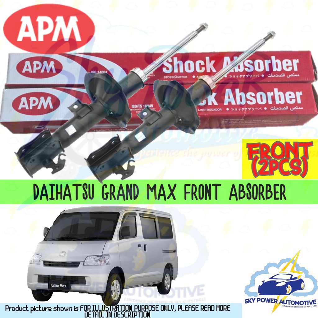 DAIHATSU GRAN MAX APM GAS SHOCK ABSORBER (FRONT 2PCS) | Shopee Malaysia