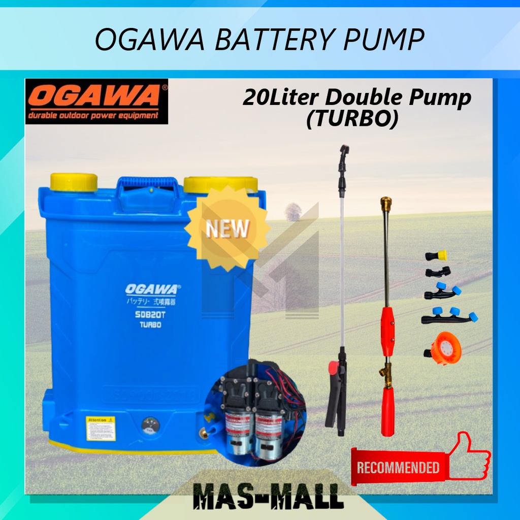 Pump Racun Bateri OGAWA SP 16L/18L/20L Battery Sprayer Pam Racun ...
