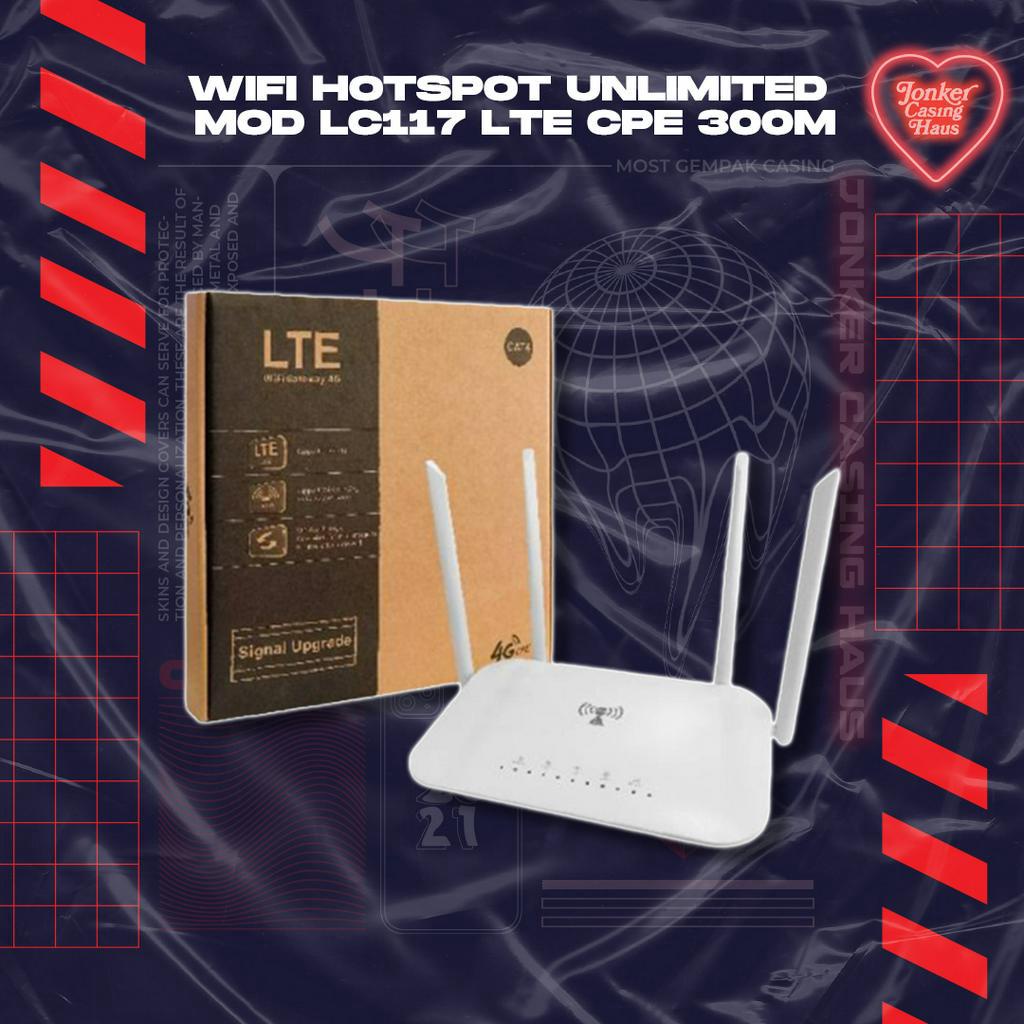 Wifi Hotspot Unlimited MOD LC117 LTE CPE 300m CAT4 32 wifi users RJ45 ...