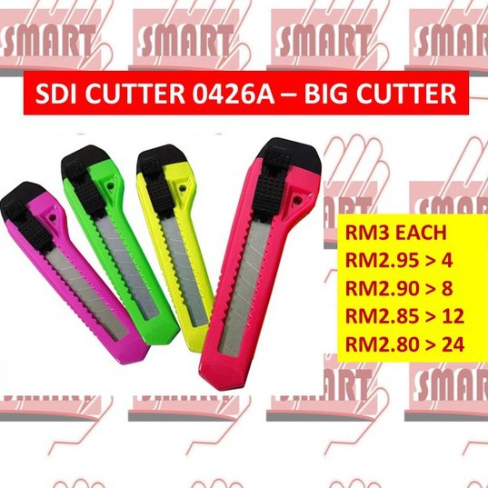 SDI Big Cutter 18mm 0426A Random Colour | Shopee Malaysia
