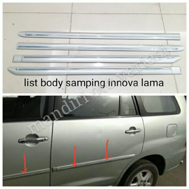 SIDE BODY LIST SIDE MOULDING INNOVA OLD/LAMA | Shopee Malaysia