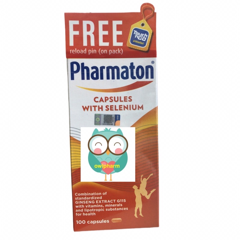 Pharmaton Standardized Ginseng Extract G115 with Multivitamin ...