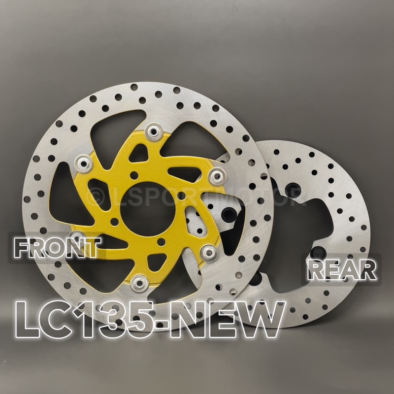 YAMAHA LC135-NEW DISC BRAKE PLATE (FRONT/REAR) LC NEW V2 V3 V4 V5 ...